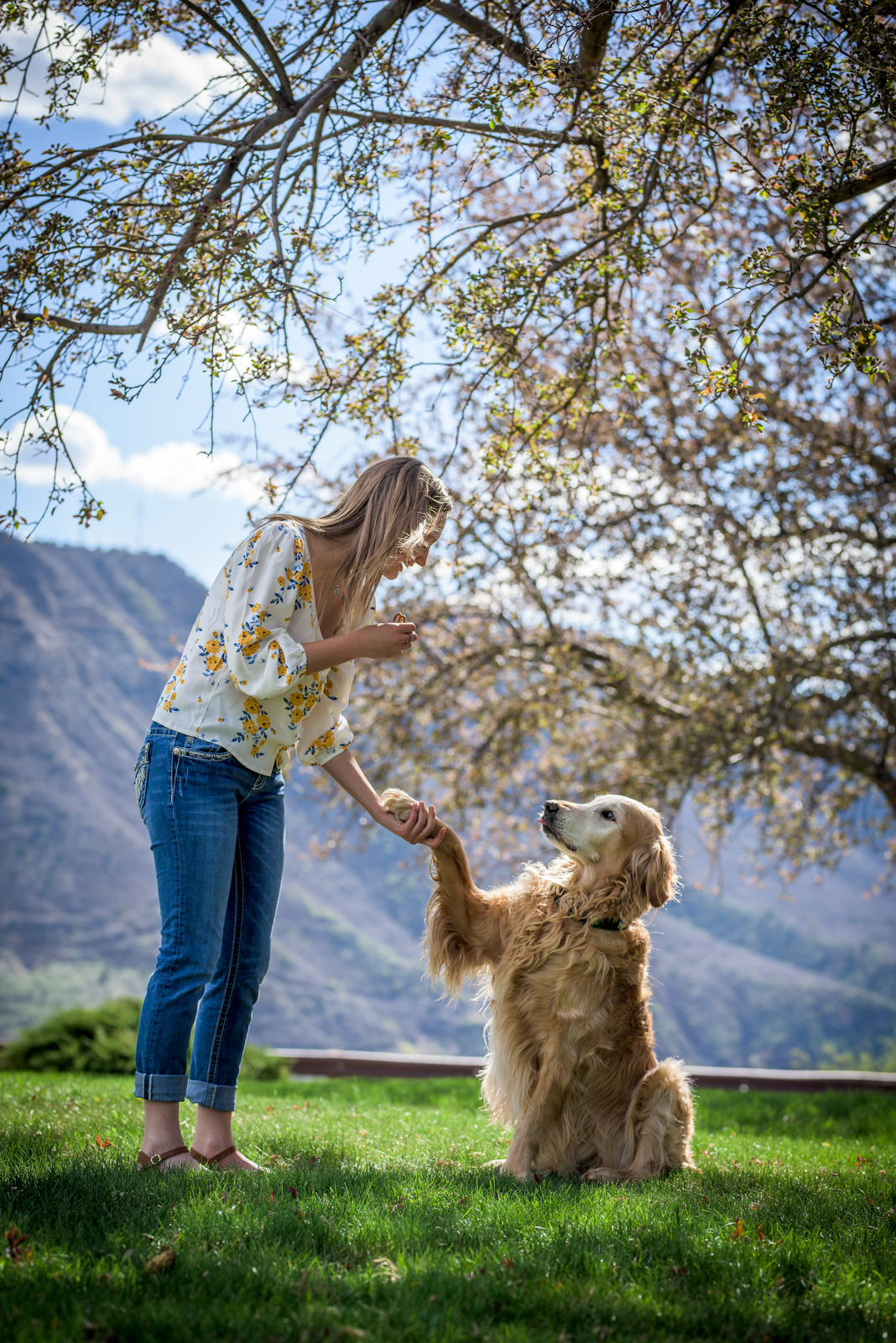 Senior Pictures with Dogs - Durango Wedding and Family Photographers
